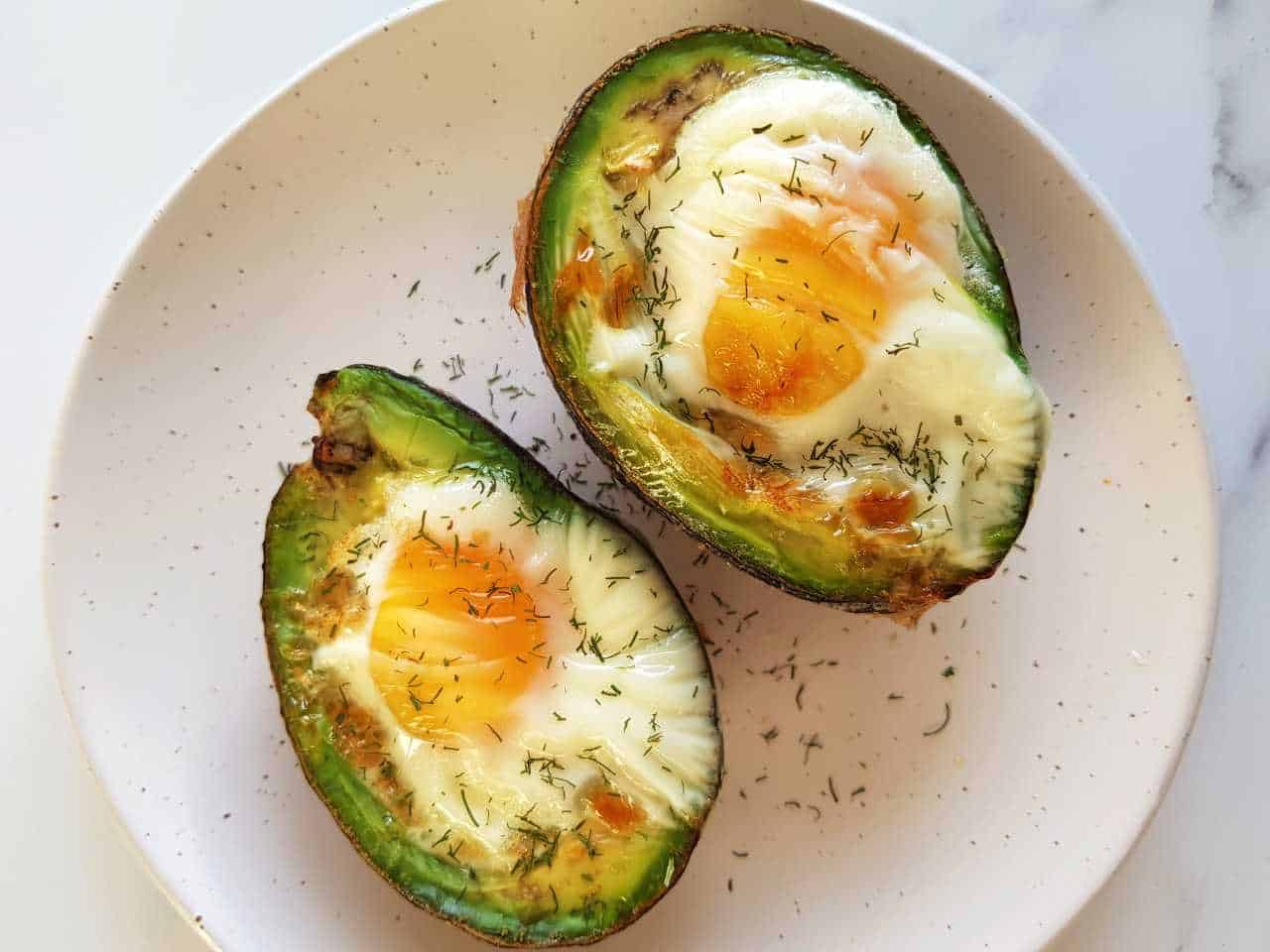 Avocado Egg Bake