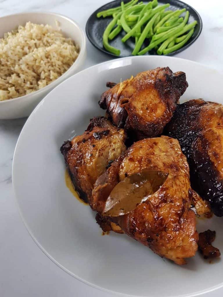 Slow cooker chicken adobo - Hint of Healthy