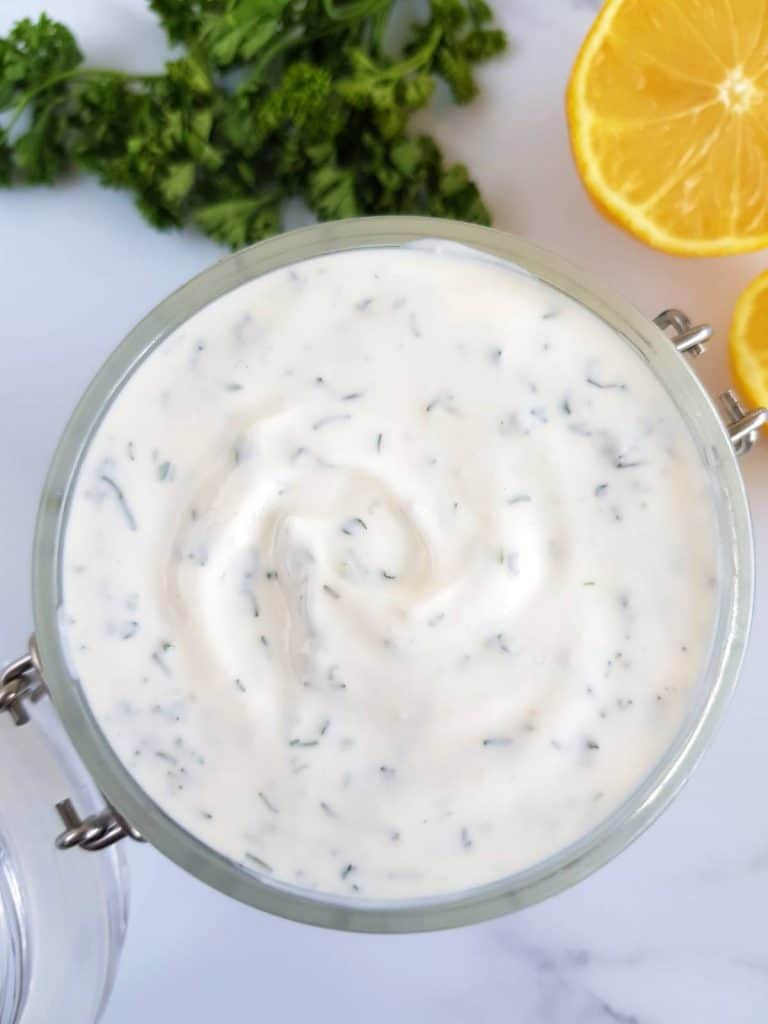 Healthy Homemade Ranch Dip With Greek Yogurt - Hint of Healthy