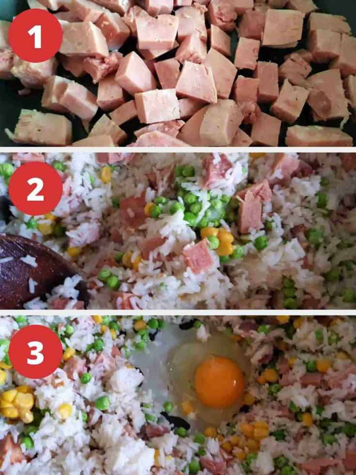 Easy Leftover Gammon Fried Rice - Hint of Healthy