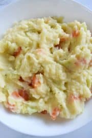 Stoemp - Belgian Mashed Potatoes with Vegetables - Hint of Healthy