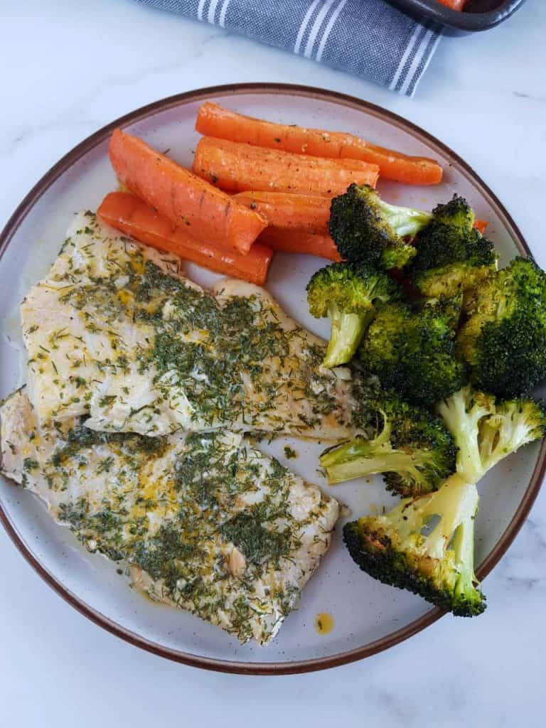Herbed Lemon Butter Cod {Easy Lean Dinner} - Hint of Healthy