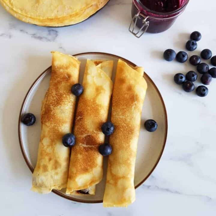 Norwegian Pancakes {Easy & Tasty Recipe} - Hint of Healthy
