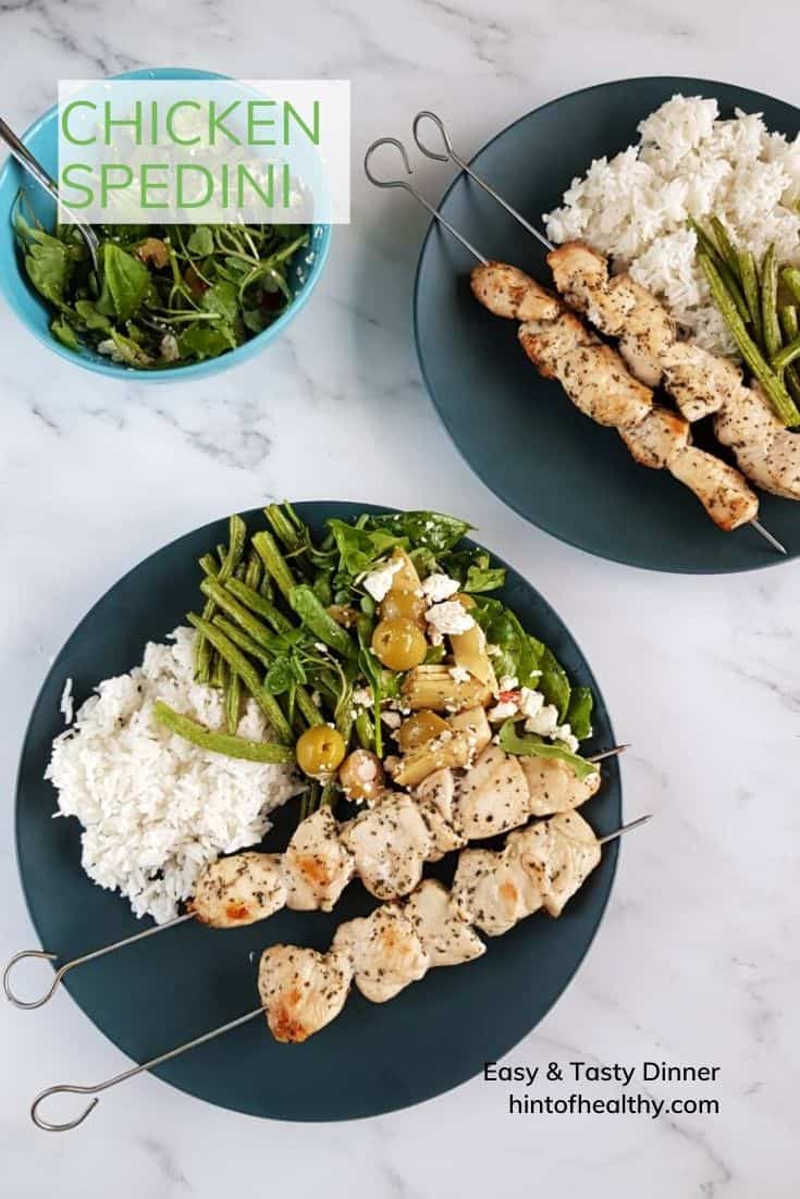 Healthy Chicken Spedini - Hint of Healthy