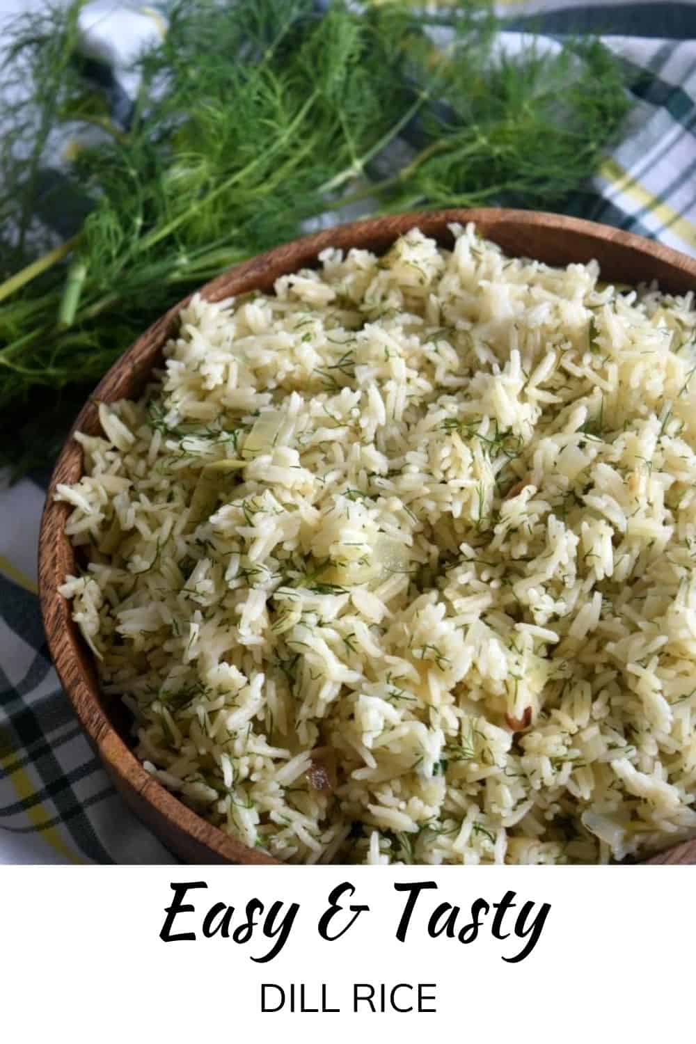 Dill Rice {Easy & Tasty Side Dish!} - Hint of Healthy