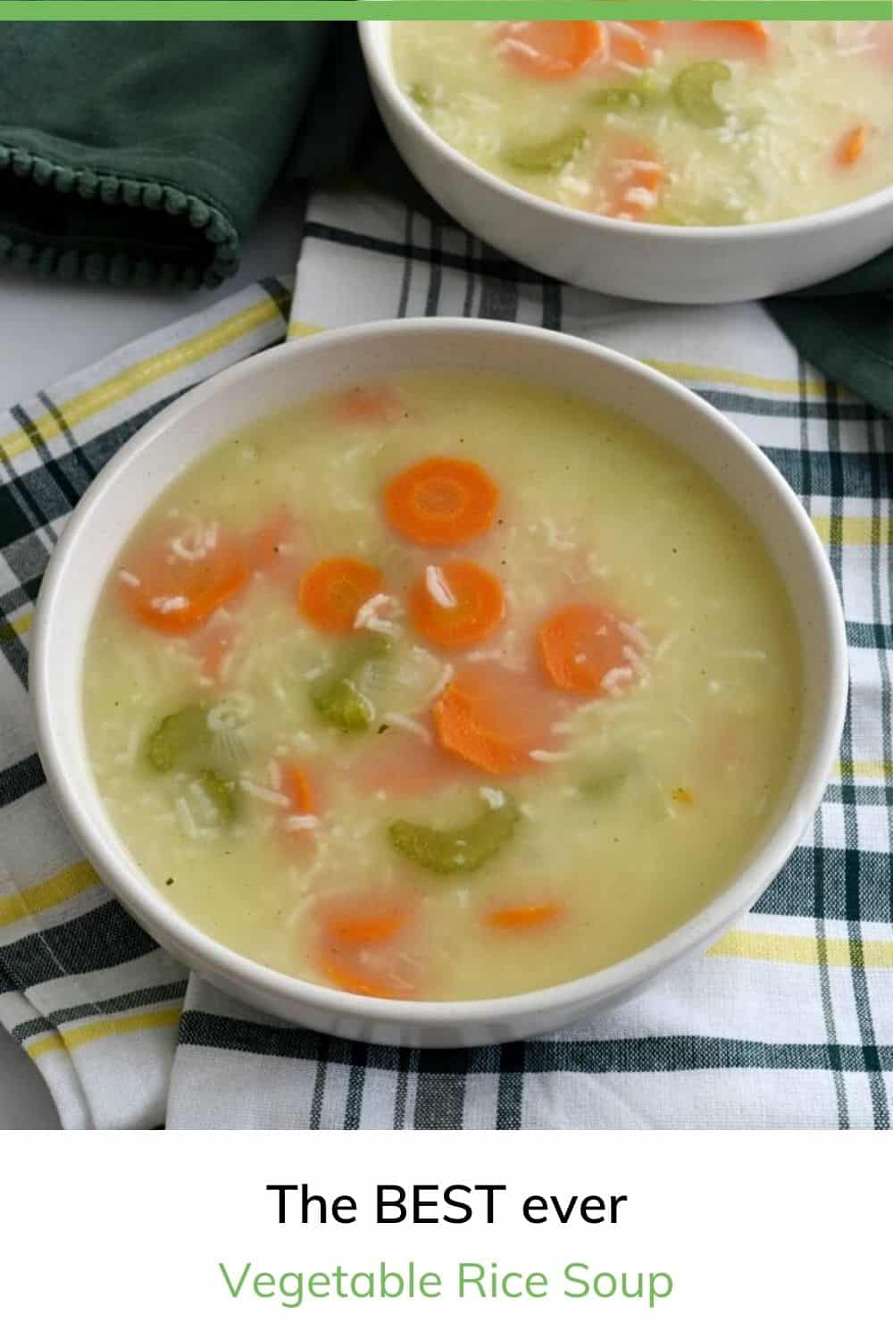 Healthy Vegetable Rice Soup {Easy Recipe!} - Hint of Healthy