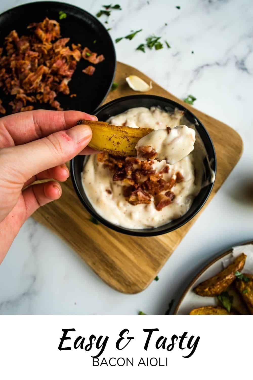 Creamy Bacon Aioli - Hint of Healthy