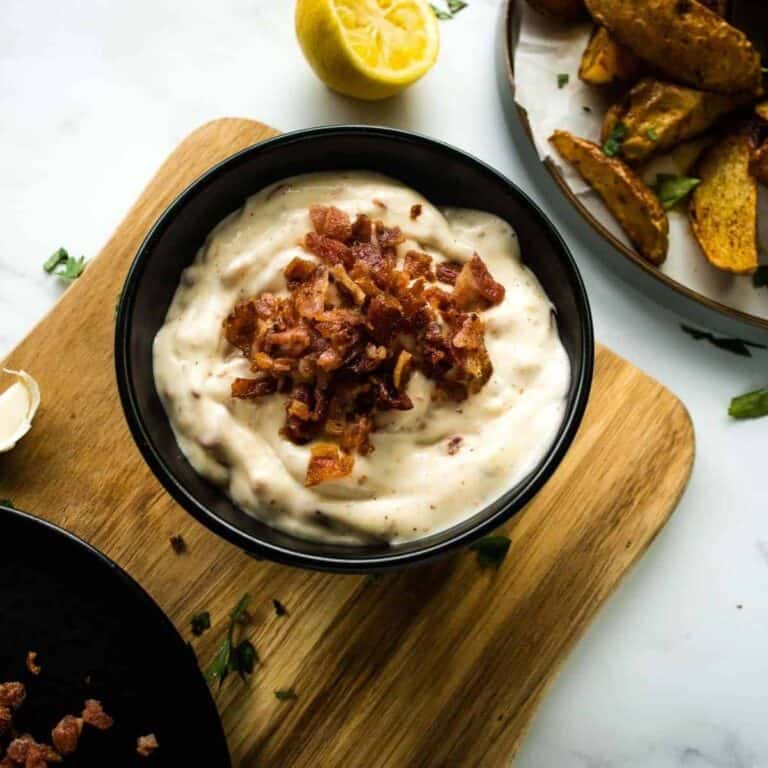 Creamy Bacon Aioli - Hint of Healthy