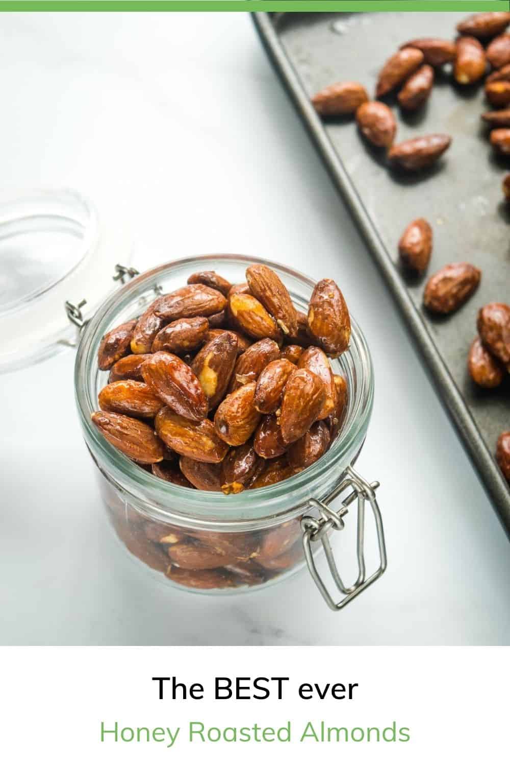 Easy Honey Roasted Almonds - Hint of Healthy