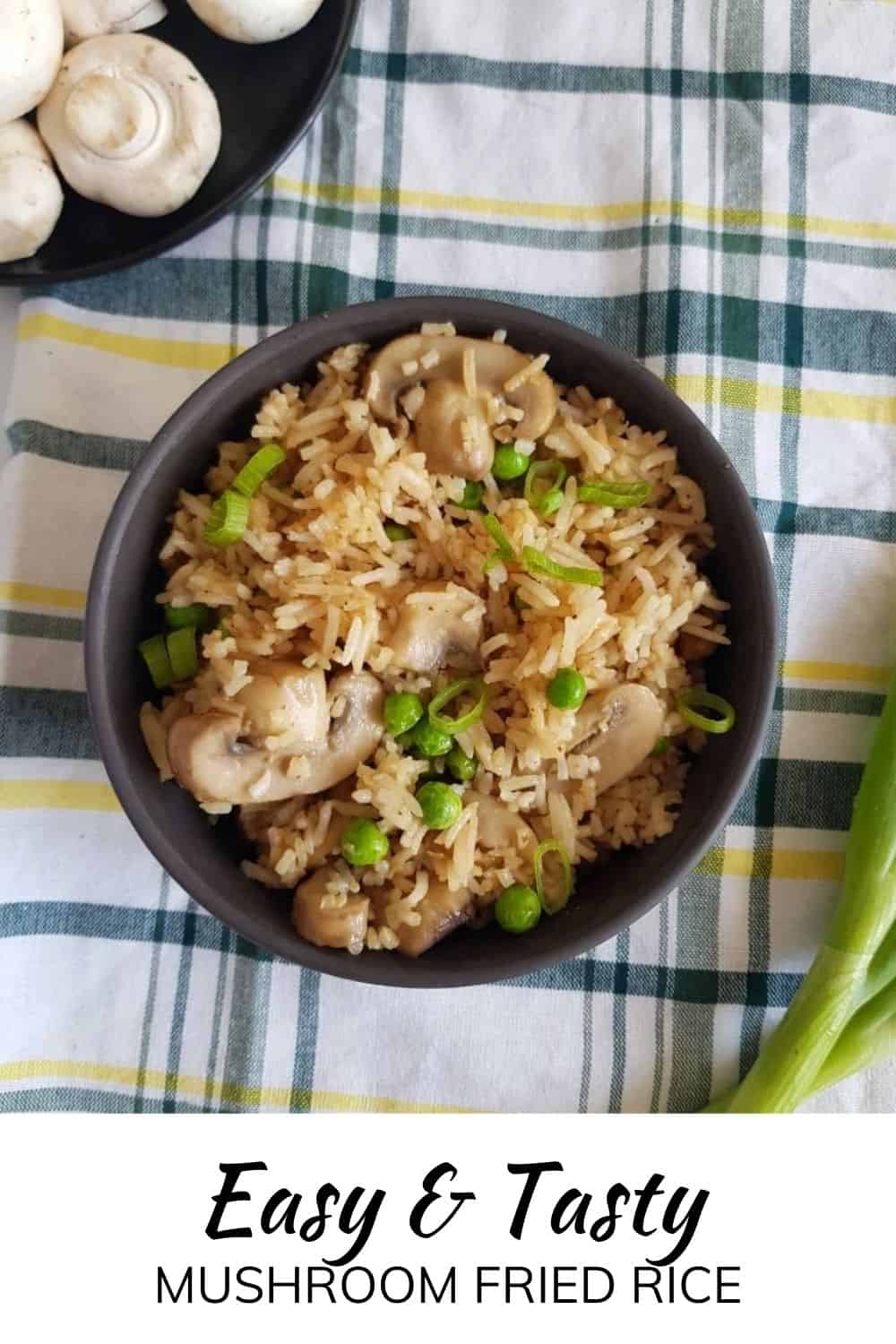 Mushroom Fried Rice {Quick & Easy!} - Hint of Healthy