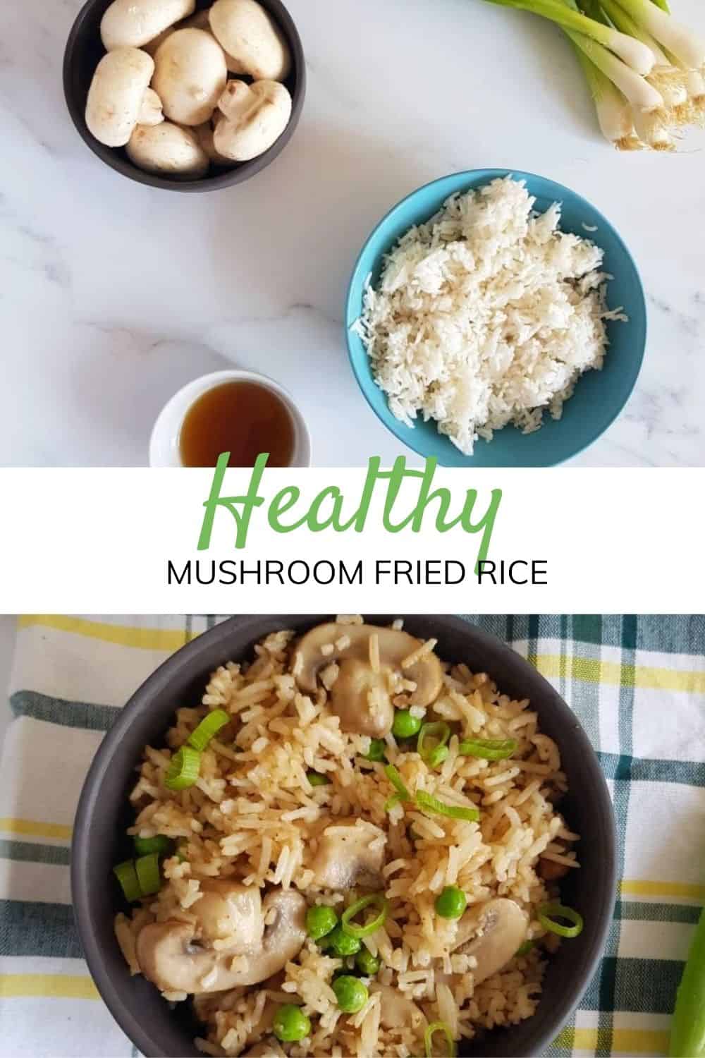 Mushroom Fried Rice {Quick & Easy!} - Hint of Healthy