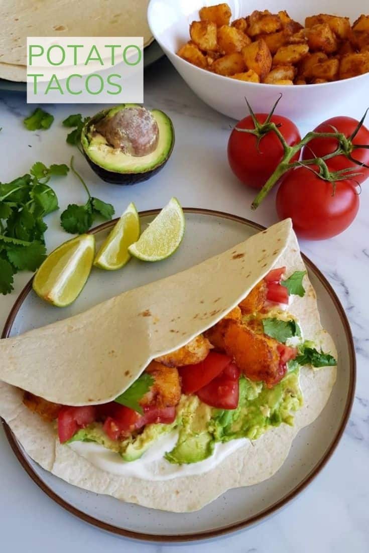 The BEST Potato Tacos! - Hint of Healthy