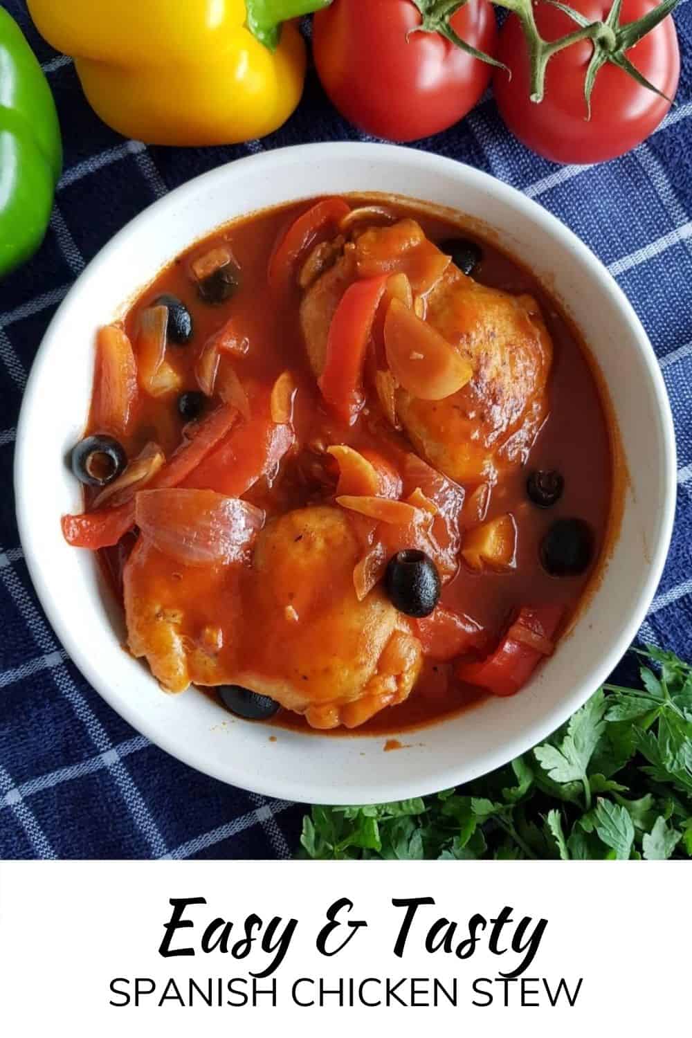 Spanish Chicken Stew - Hint of Healthy