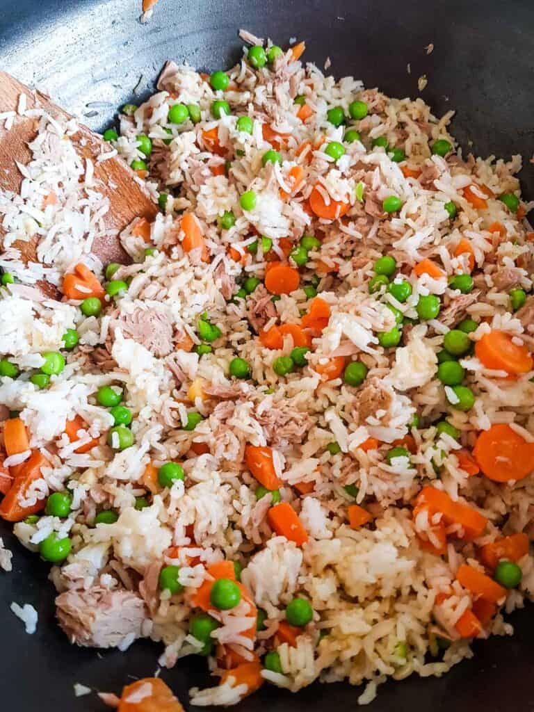 Quick & Easy Tuna Fried Rice - Hint of Healthy