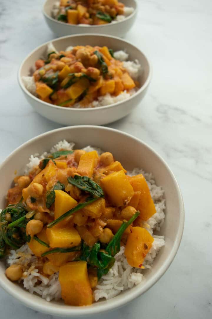 Easy Butternut Squash Curry - Hint of Healthy