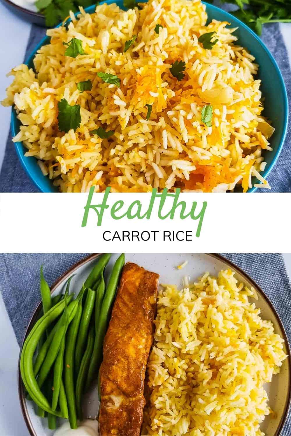 Easy Carrot Rice - Hint of Healthy