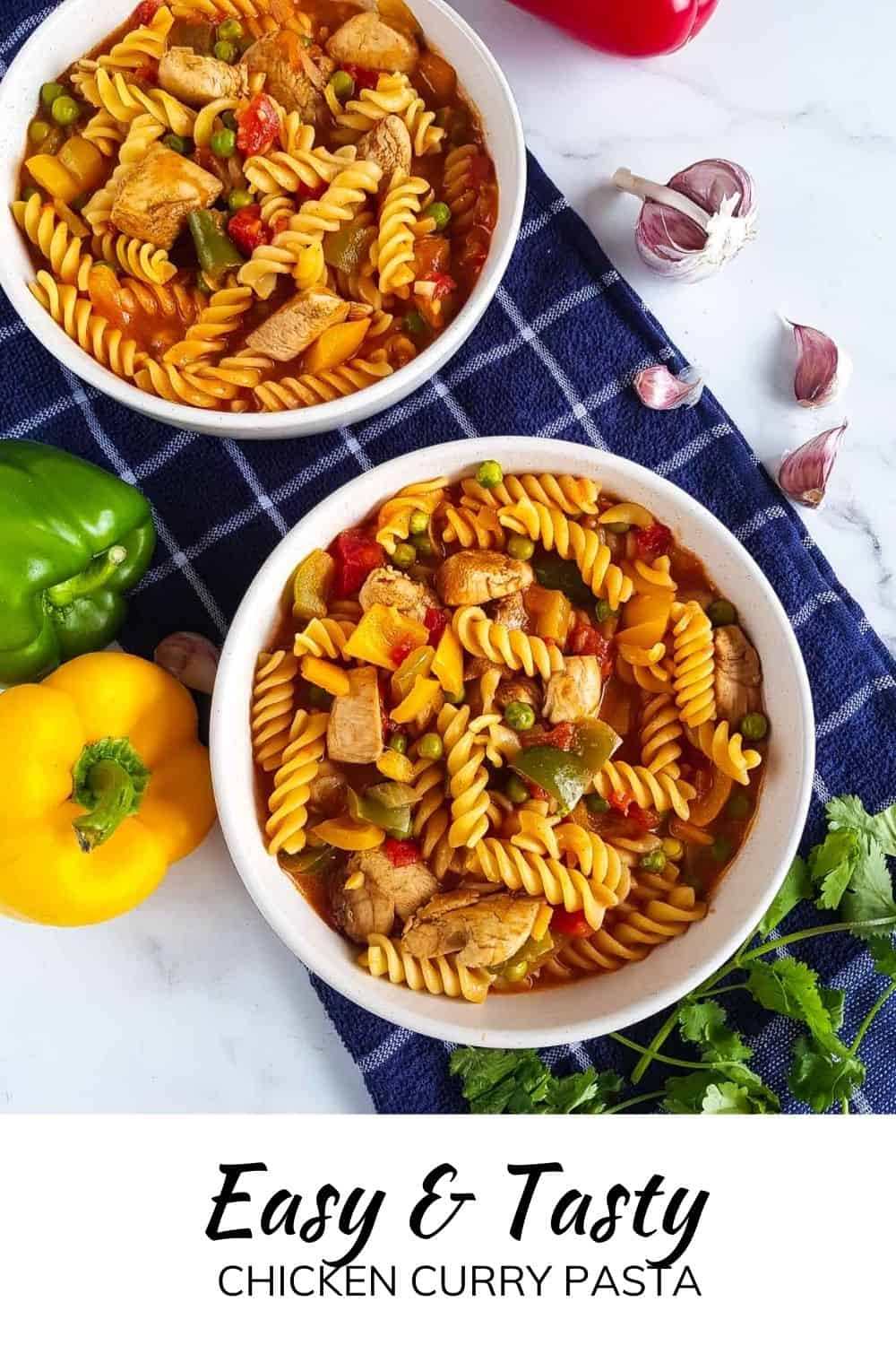 Easy Chicken Curry Pasta - Hint of Healthy