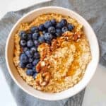 Easy Flaxseed Oatmeal - Hint of Healthy