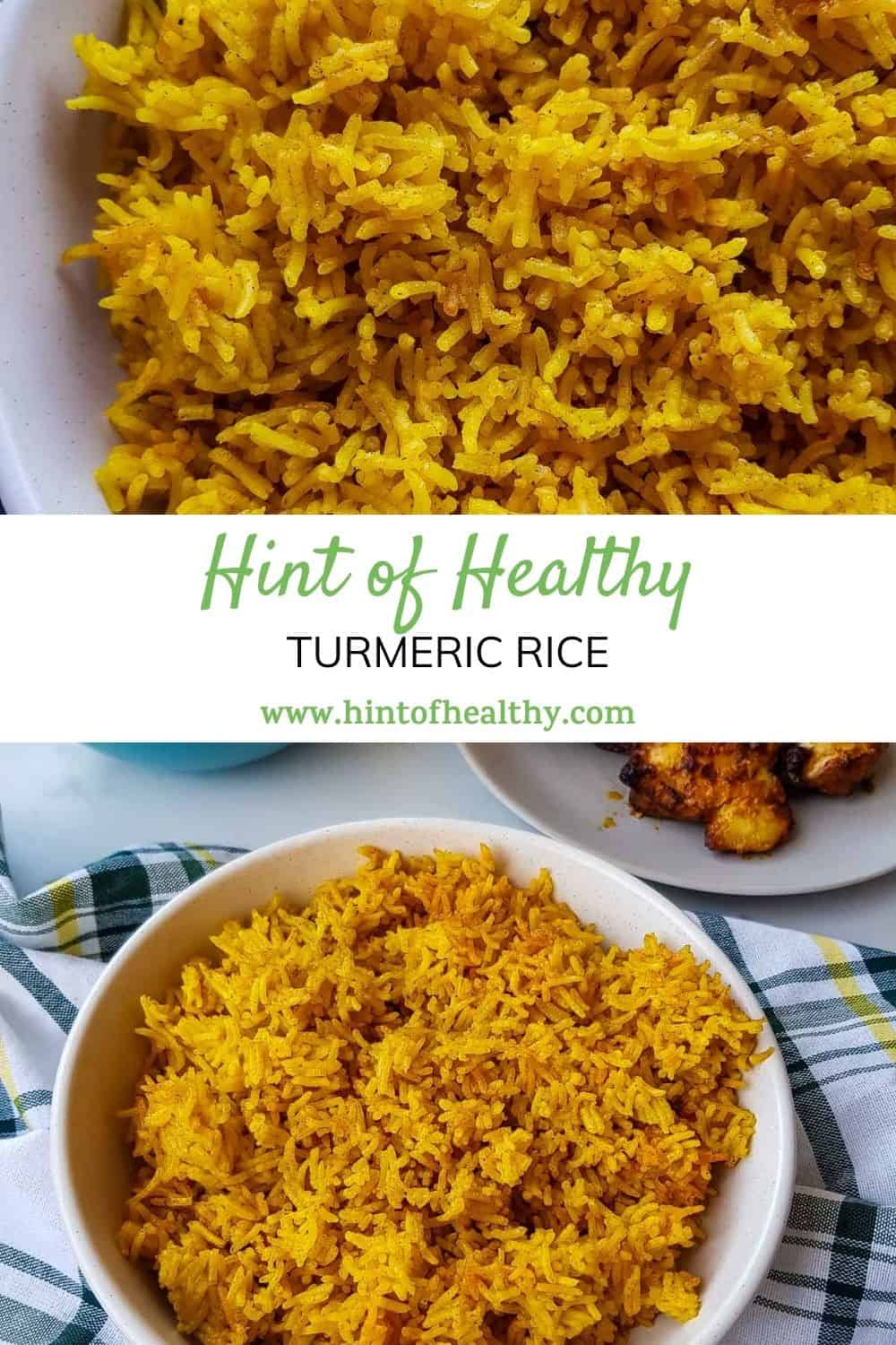 Turmeric Rice - Hint of Healthy