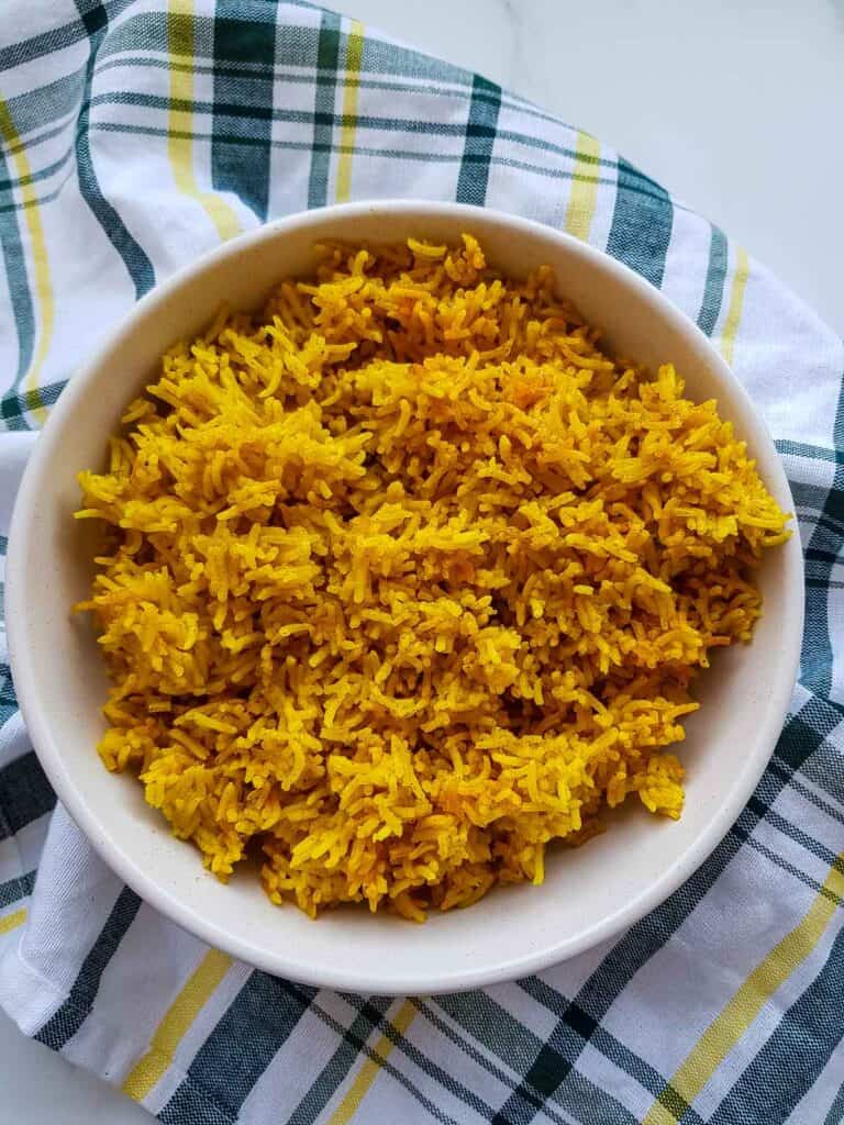 Turmeric Rice - Hint of Healthy