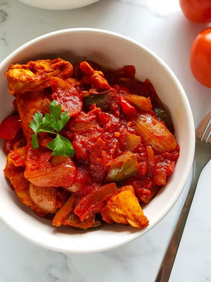 Chicken Goulash - Easy & Healthy Stew - Hint of Healthy