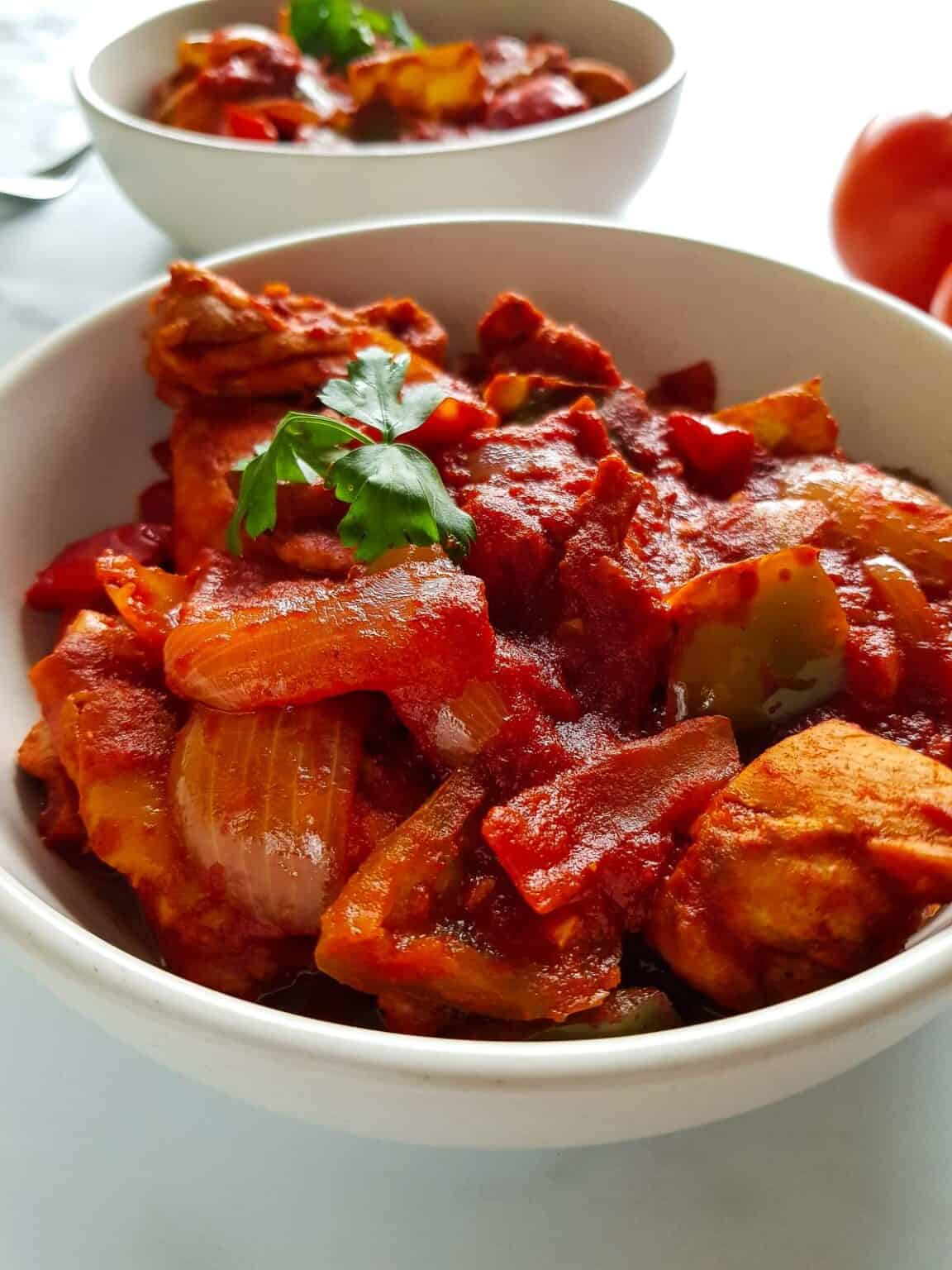 Chicken Goulash - Easy & Healthy Stew - Hint of Healthy