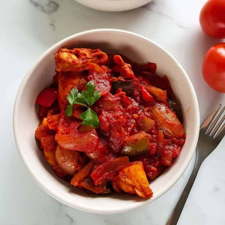 Chicken Goulash - Easy & Healthy Stew - Hint of Healthy