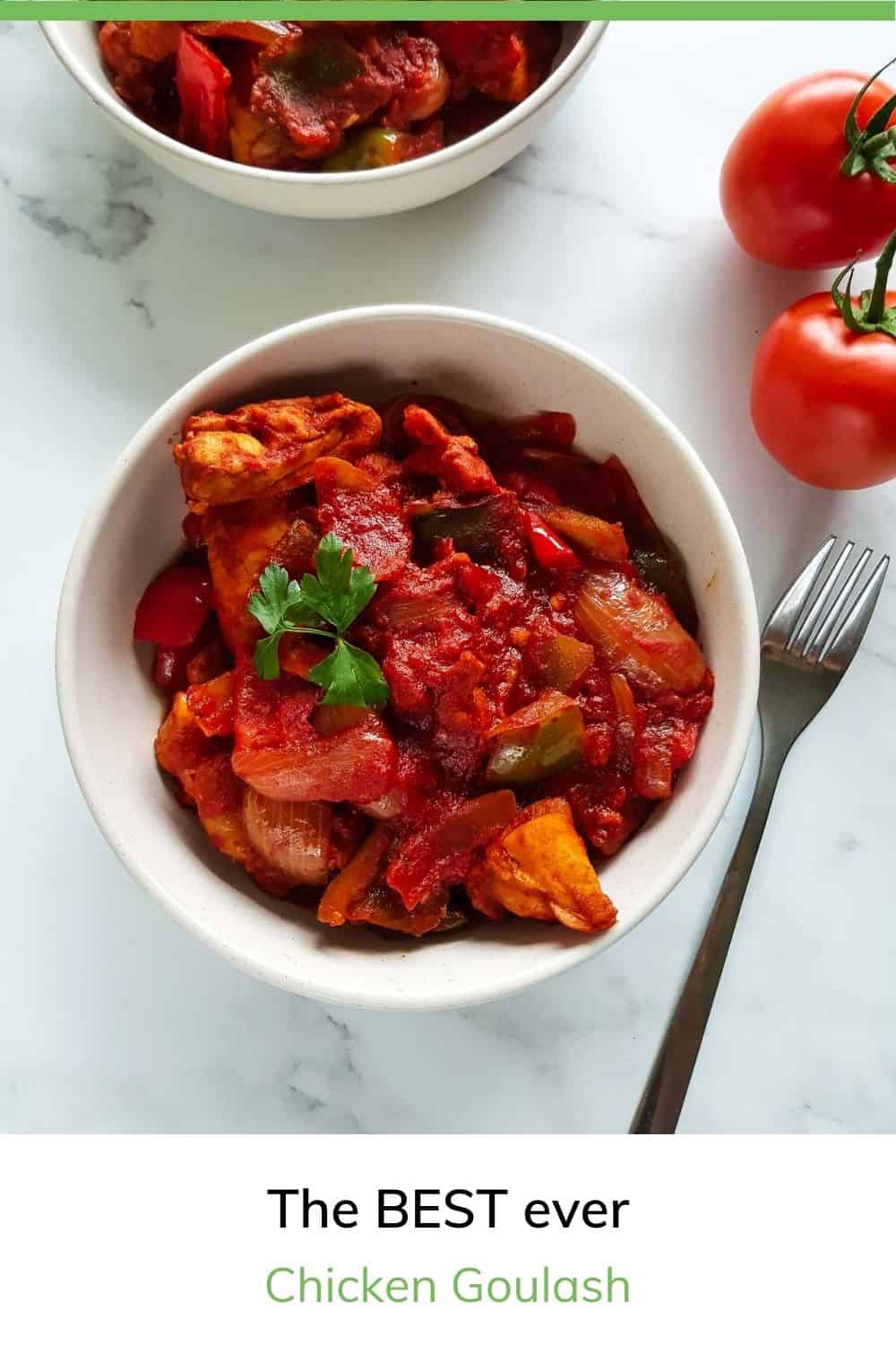 Chicken Goulash - Easy & Healthy Stew - Hint of Healthy