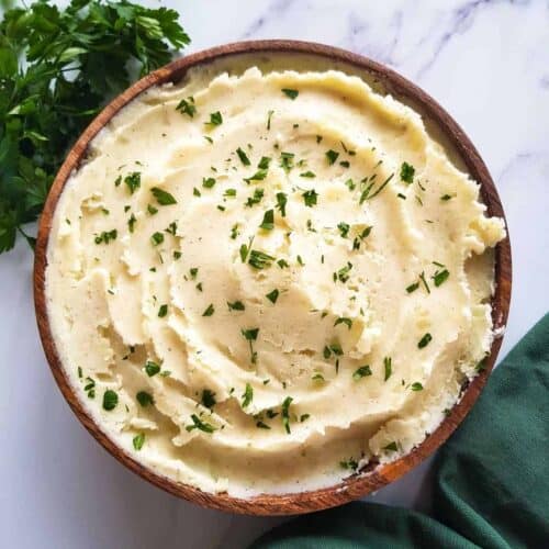 Healthy Mashed Potatoes with Greek Yogurt - Hint of Healthy