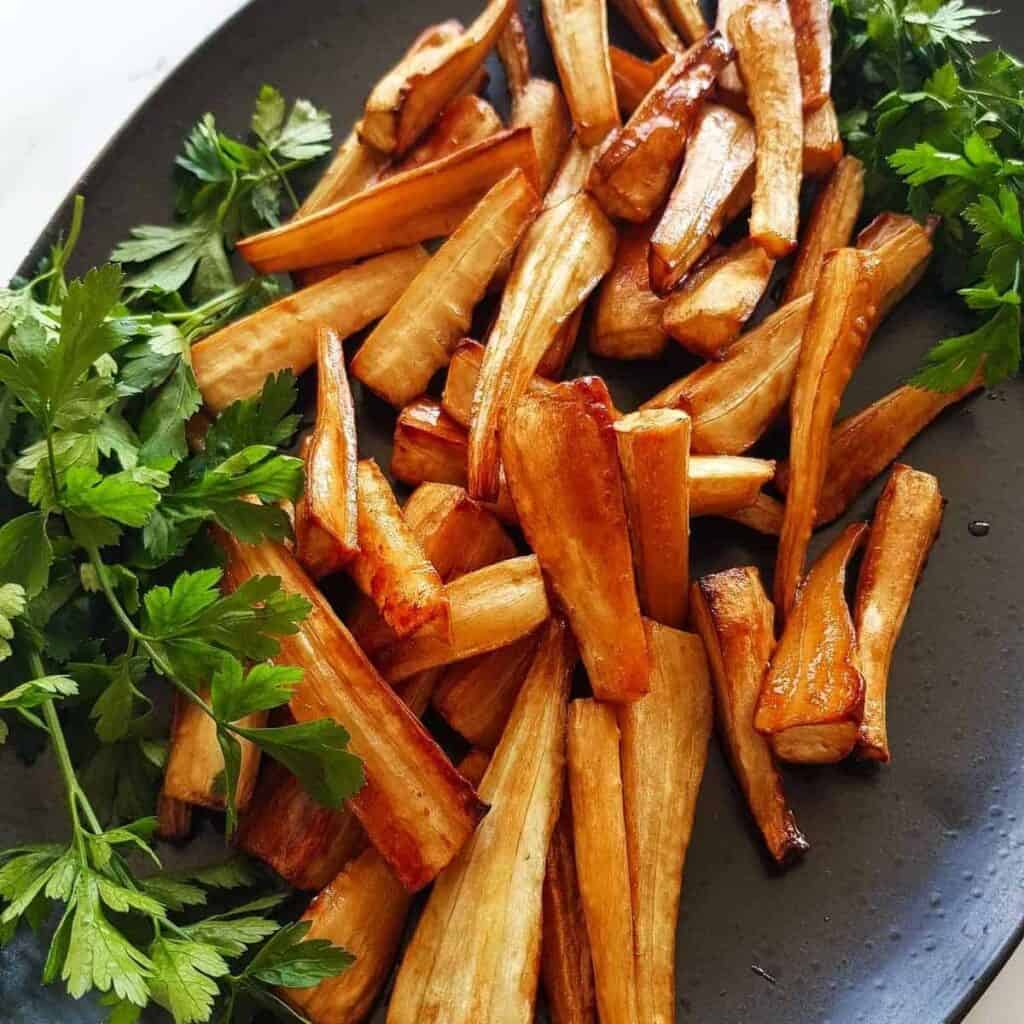 Honey Roast Parsnips - So Good! - Hint of Healthy