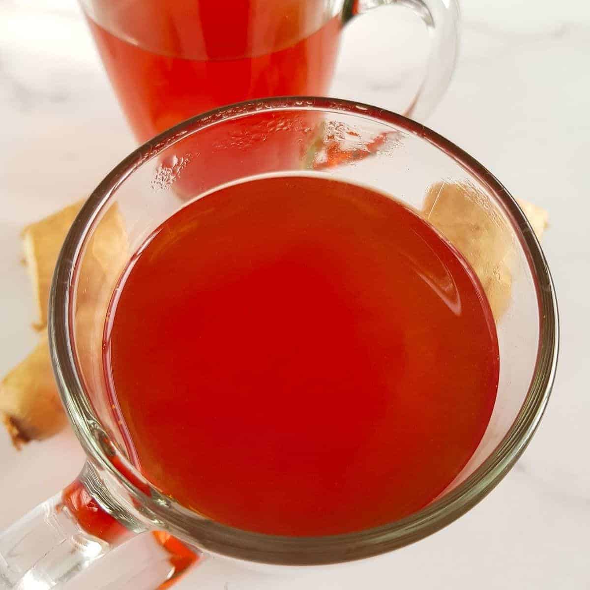 Healthy Ginger Turmeric Tea | Hint of Healthy