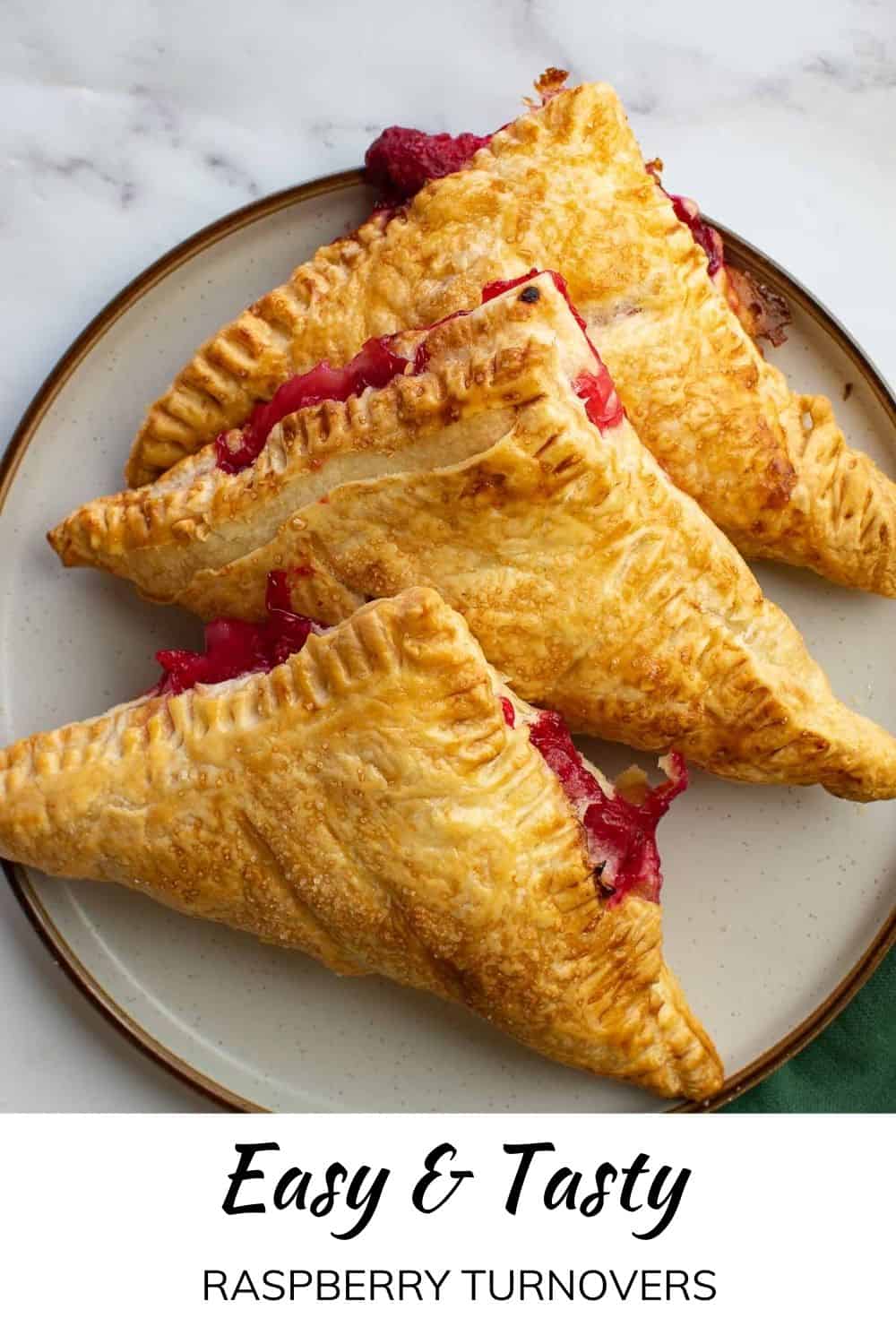 Raspberry Turnovers {Easy Hand Pies} - Hint of Healthy