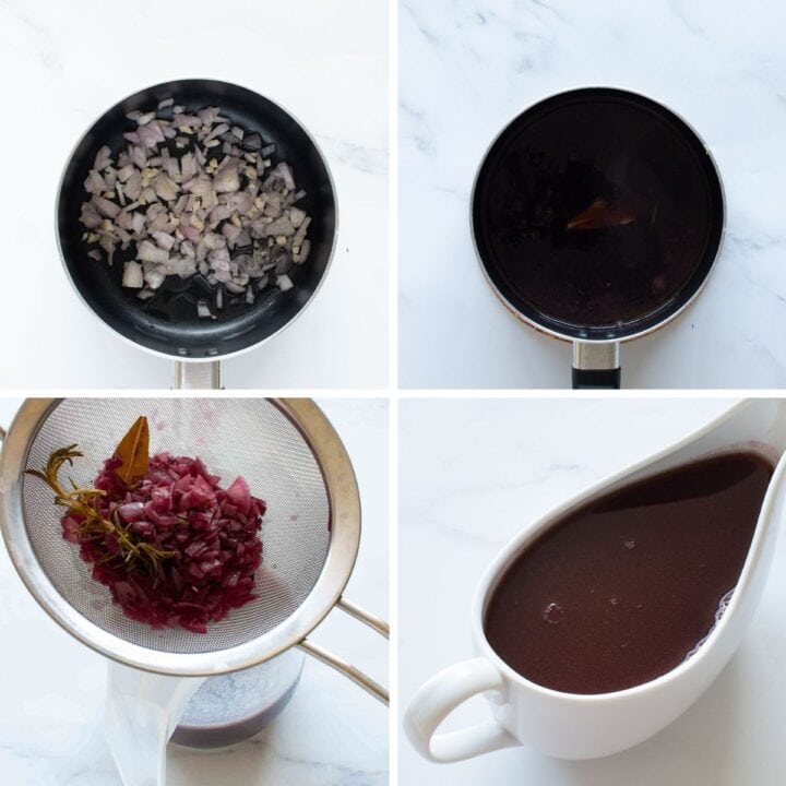 Easy and Delicious Red Wine Jus - Hint of Healthy