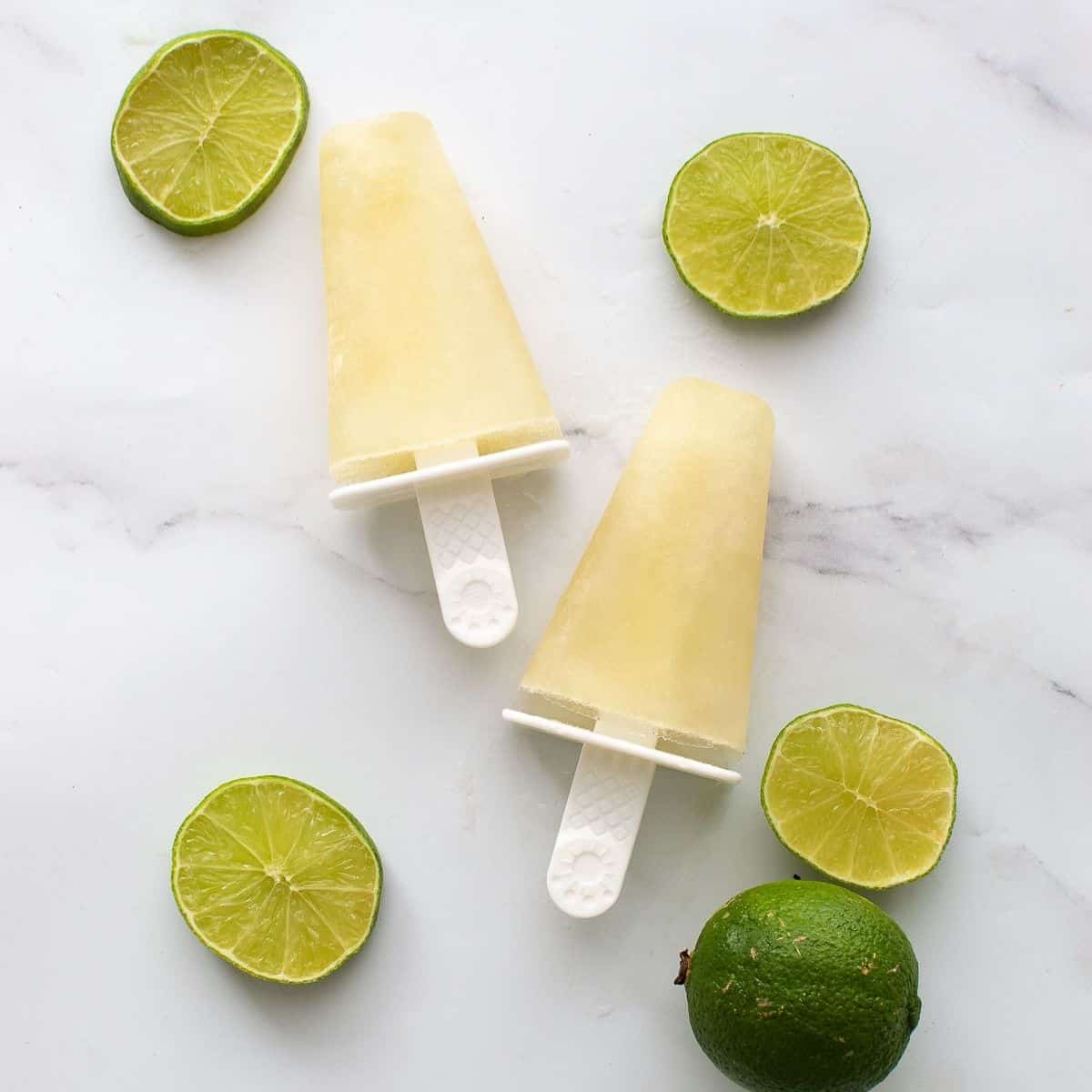 Lime Popsicles | Hint of Healthy