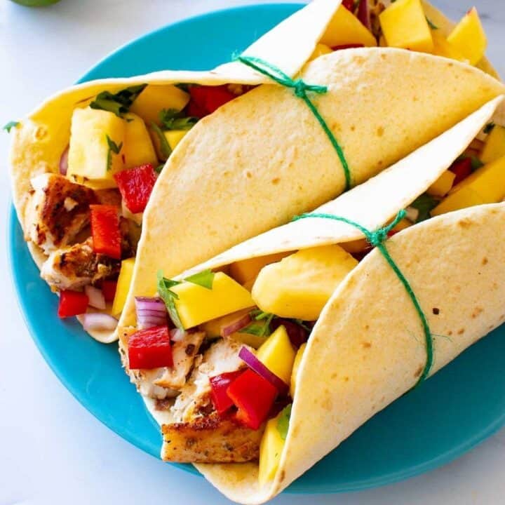 Swordfish Tacos (Healthy Fish Tacos) - Hint of Healthy