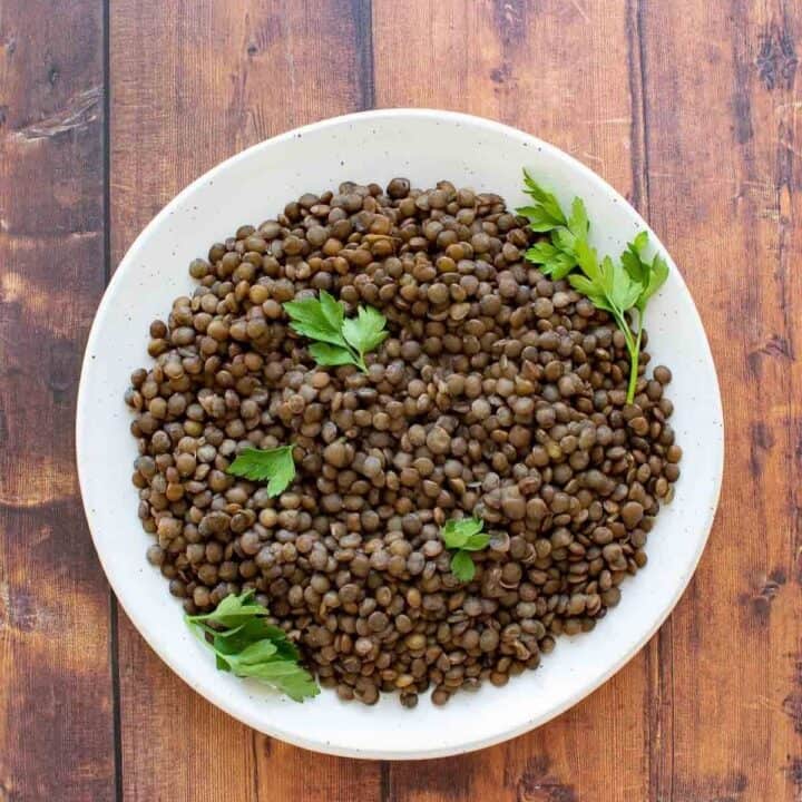 Tender Instant Pot Lentils (Brown, Green or Red Lentils!) - Hint of Healthy