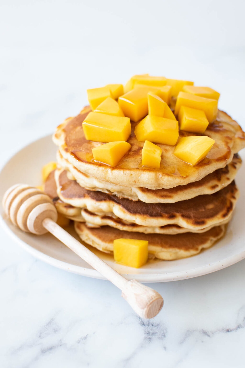 Mango Pancakes (Easy + Delicious) - Hint of Healthy