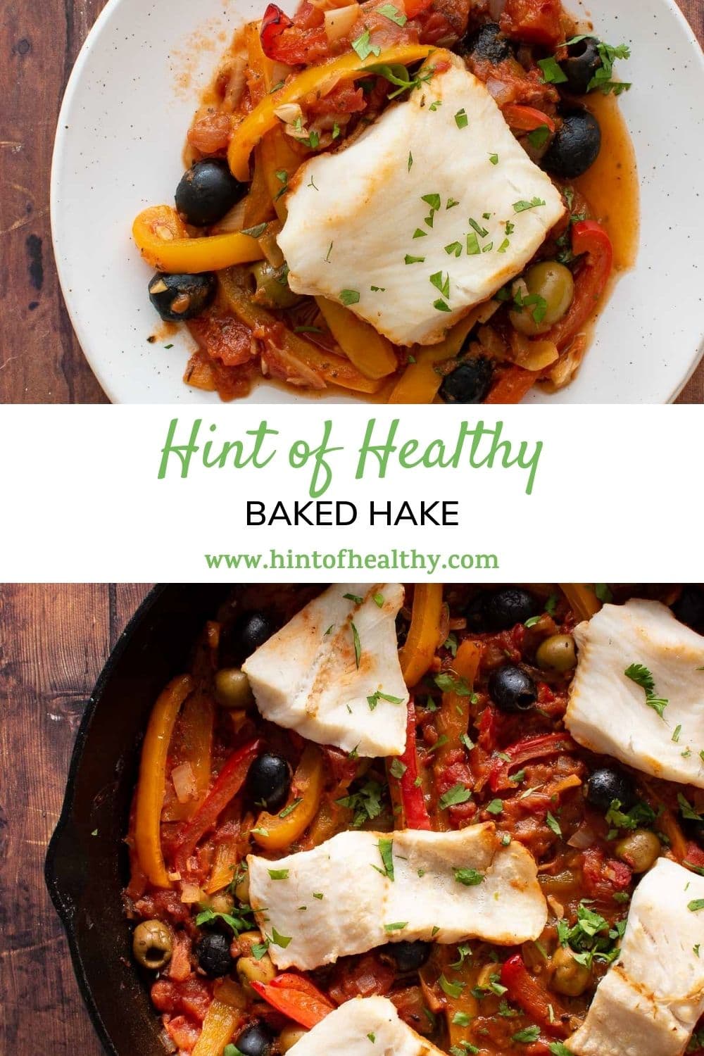 Mediterranean Baked Hake (Easy & Delicious!) - Hint of Healthy