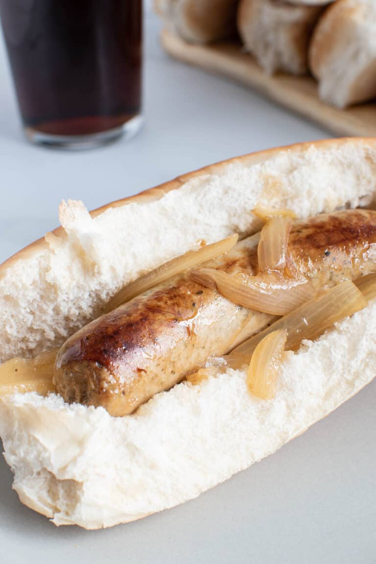 Instant Pot Brats (Beer Boiled Bratwurst) - Hint of Healthy