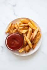 Homemade Skin On Fries - So Easy! - Hint of Healthy