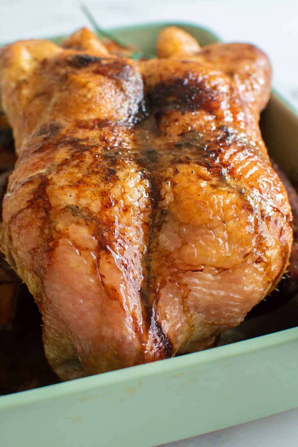 Slow Cooked Duck (Whole Duck Recipe) - Hint of Healthy