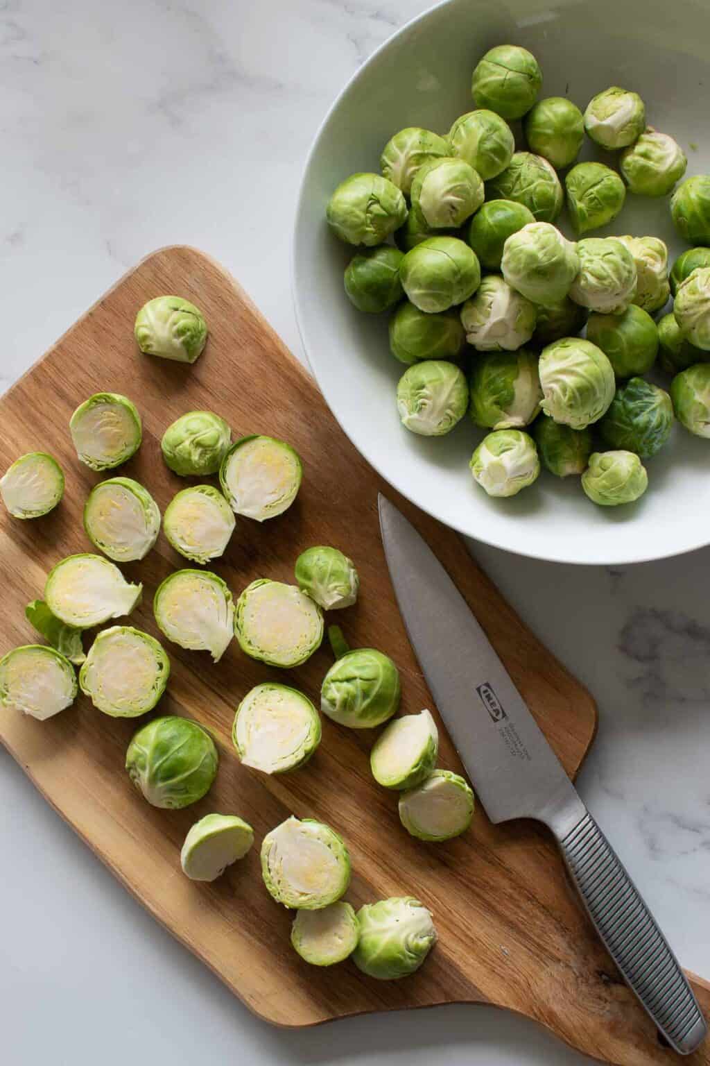 Steamed Brussels Sprouts (Easy 5-Minute Side Dish) - Hint of Healthy
