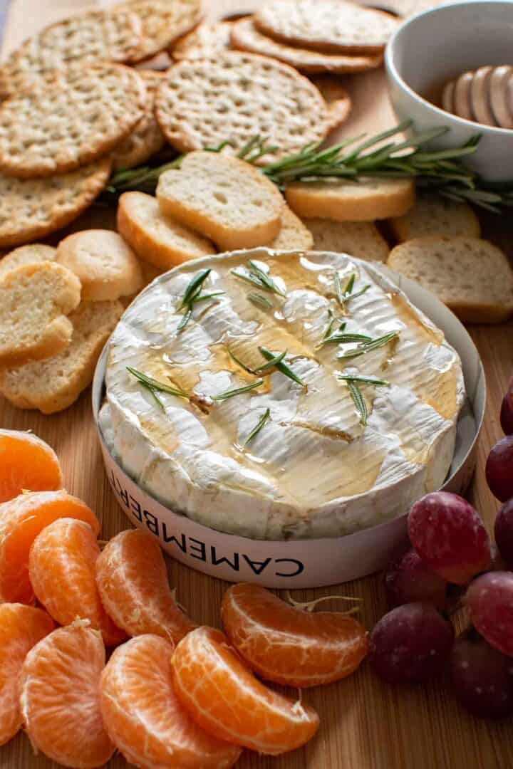 Baked Camembert with Honey Recipe - Hint of Healthy