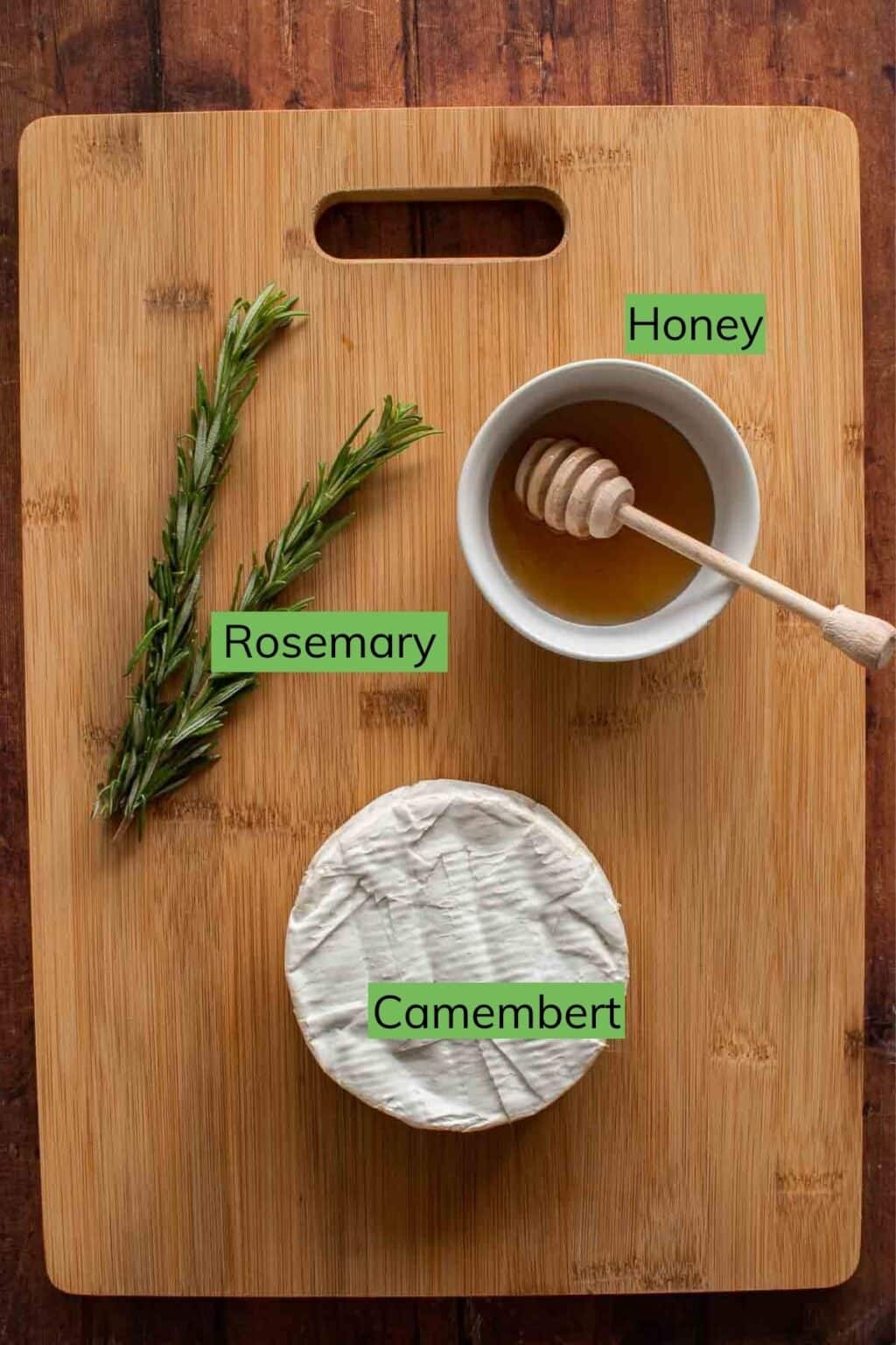 Baked Camembert with Honey Recipe - Hint of Healthy