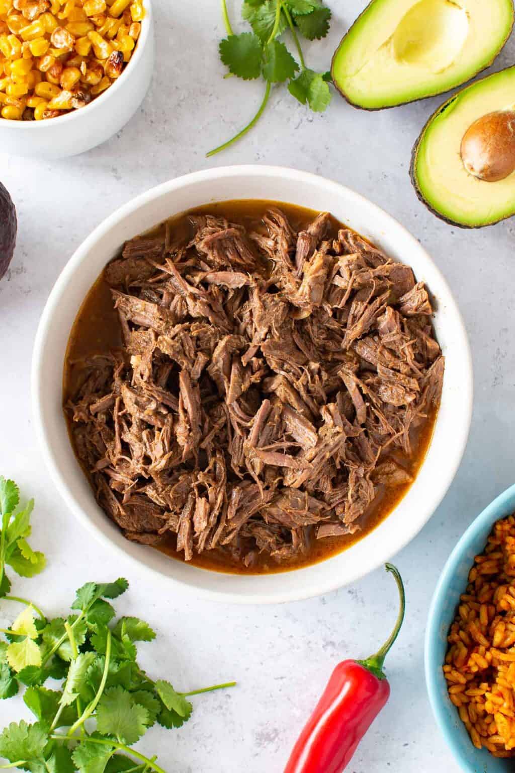 Easy Instant Pot Shredded Beef Recipe - Hint of Healthy