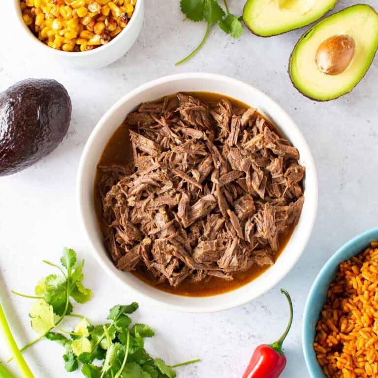 Easy Instant Pot Shredded Beef Recipe - Hint of Healthy