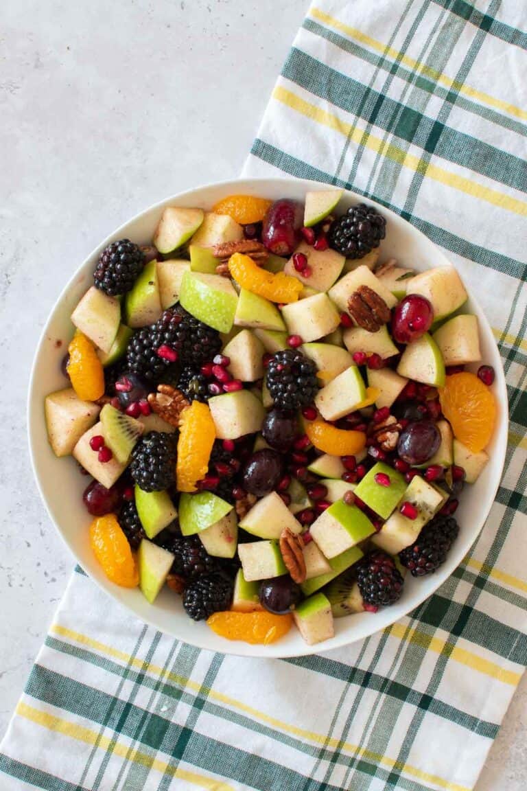 Fall Fruit Salad - Hint of Healthy