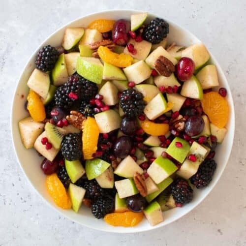Fall Fruit Salad - Hint of Healthy